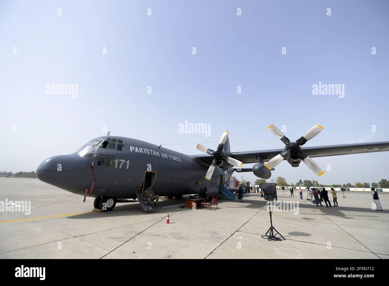 Islamabad, Pakistan. 17th Mar, 2021. A handover ceremony is held for ...