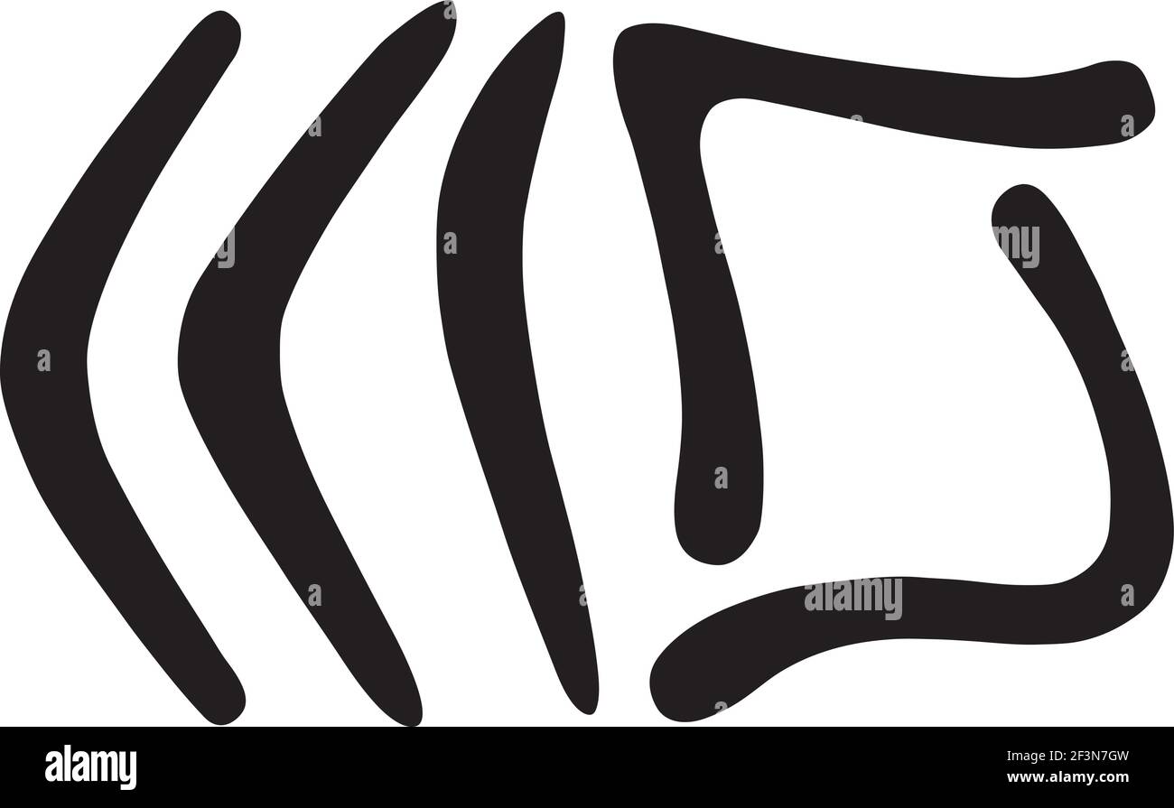 Throw boomerang Black and White Stock Photos & Images - Alamy