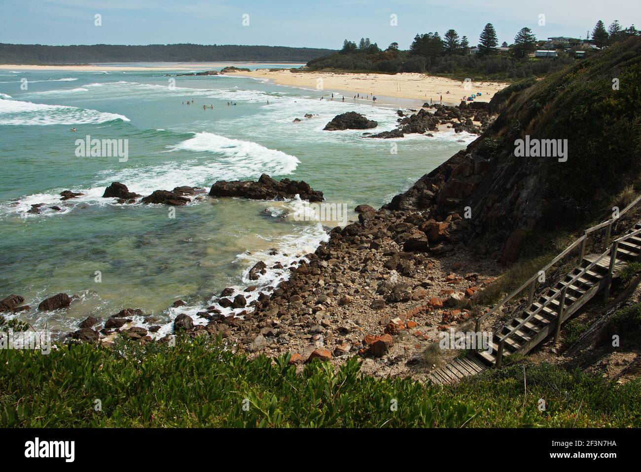 Beach in Tuross Head in Australia Stock Photo - Alamy