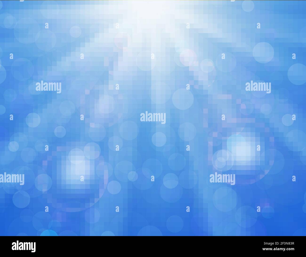 Vector background with shiny sun over a blue sky Stock Vector Image ...