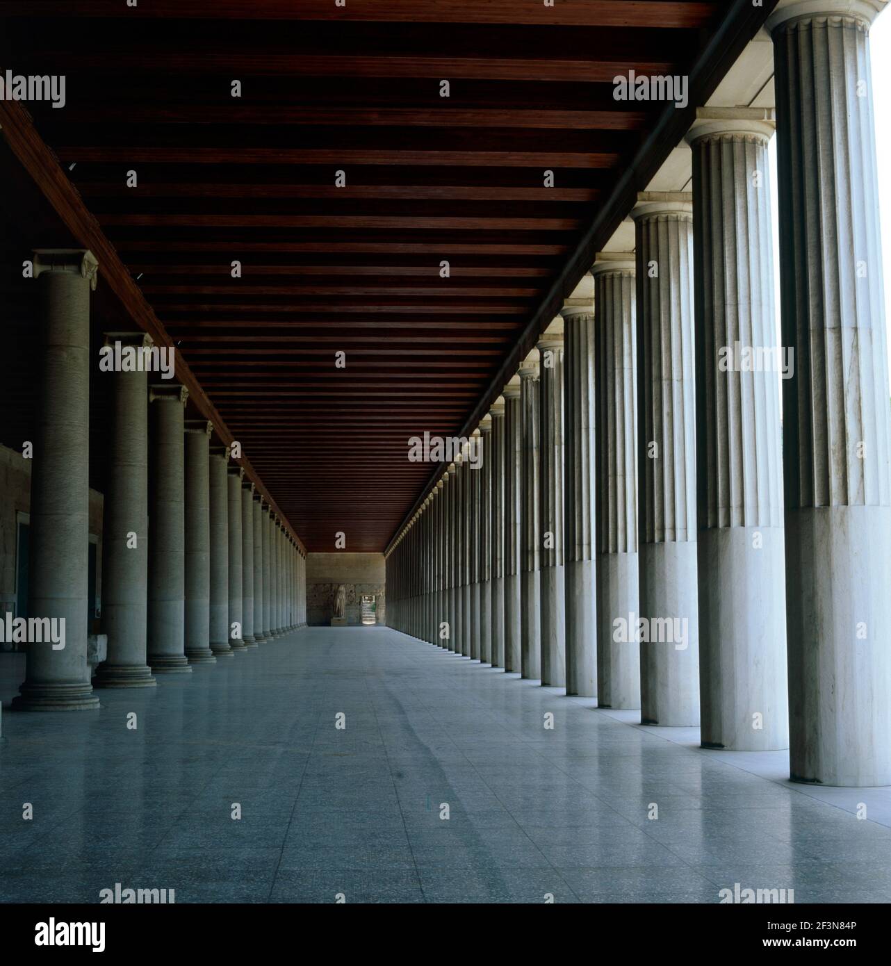 The Stoa of Attalos, also spelled Attalus, is recognised as one of the ...