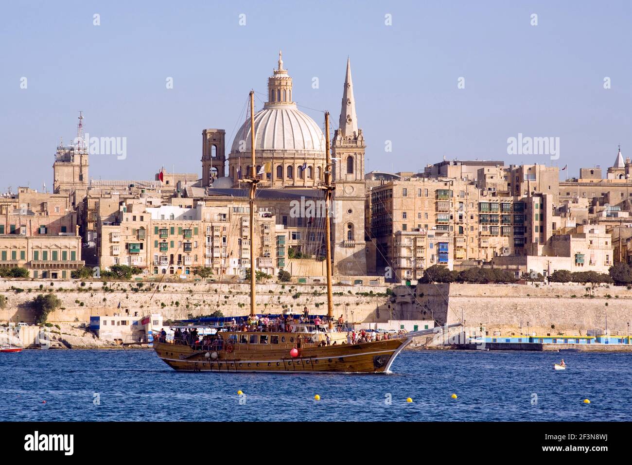 Valletta is the capital city of Malta and is mostly built in the ...