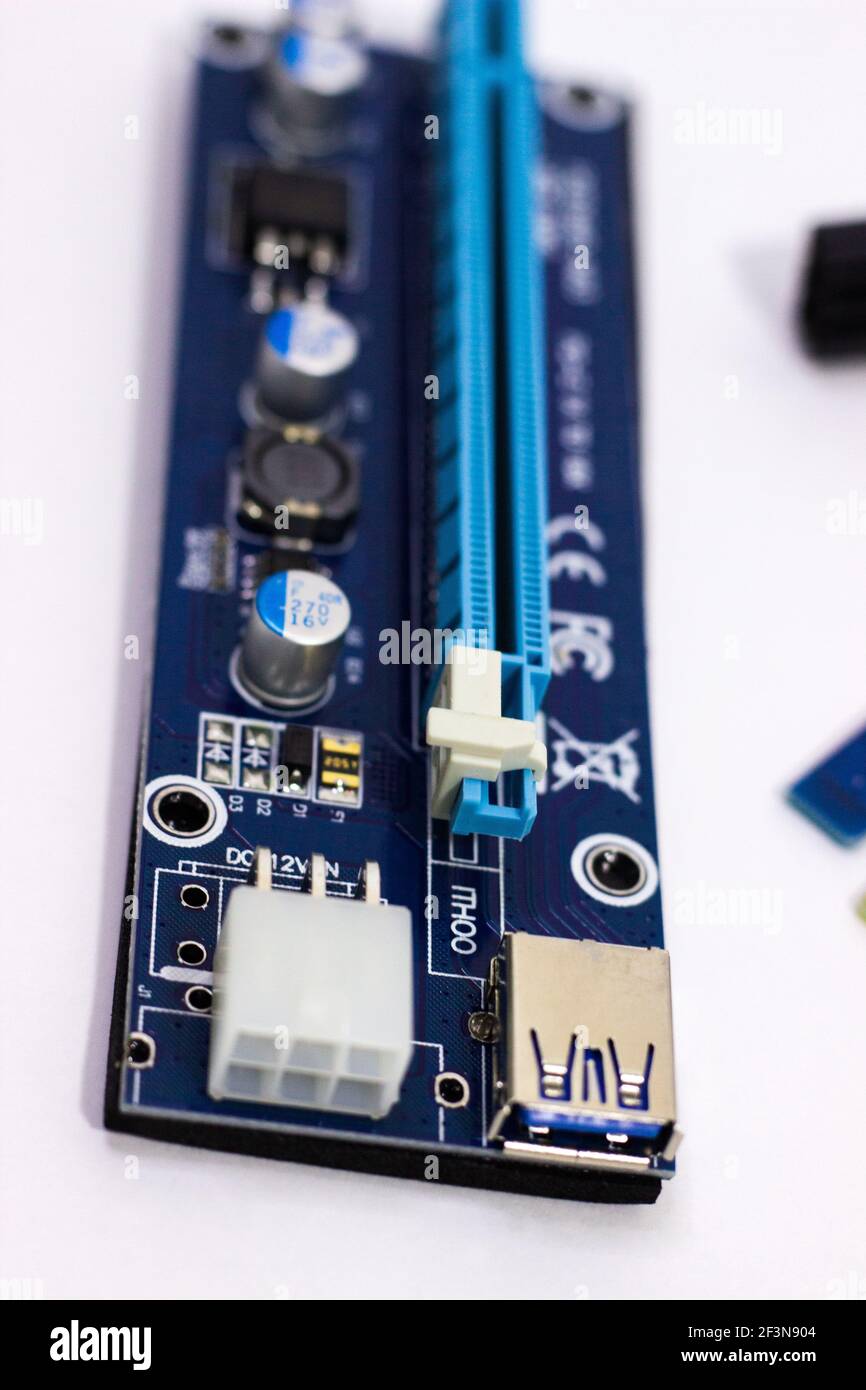 Riser for mining on video card. Device for collecting a mining farm ...