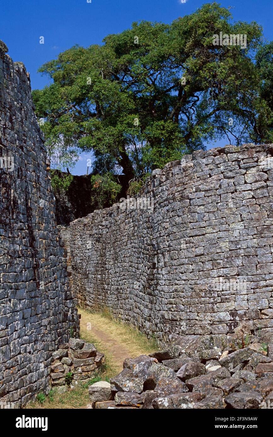 The Great Zimbabwe ruins are an old Shona palace fortress complex and ...