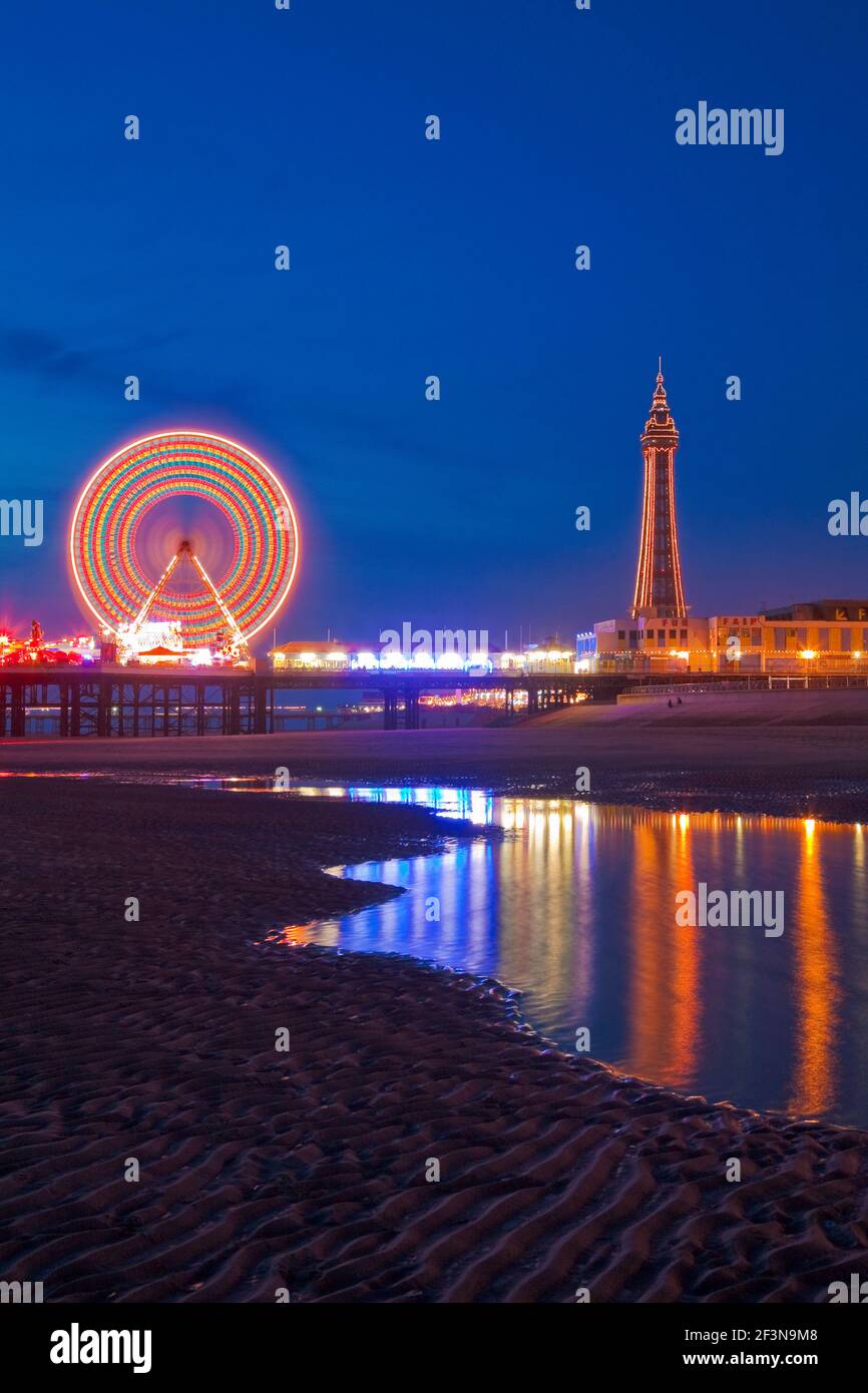 Blackpool is a historic seaside resort with rollercoasters and tourist ...