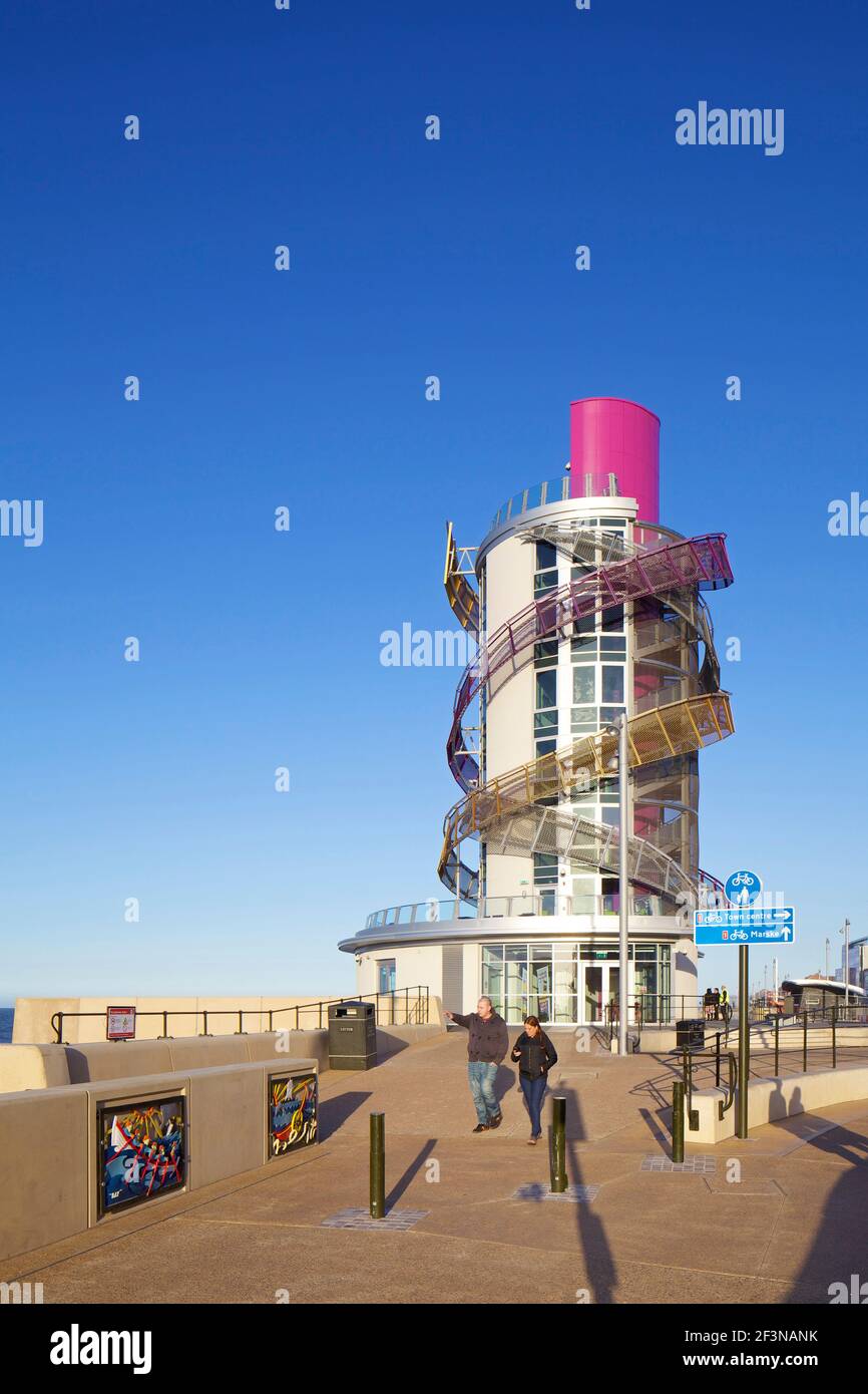 Vertical Pier, Redcar. Willmott Dixon have constructed a new vertical ...
