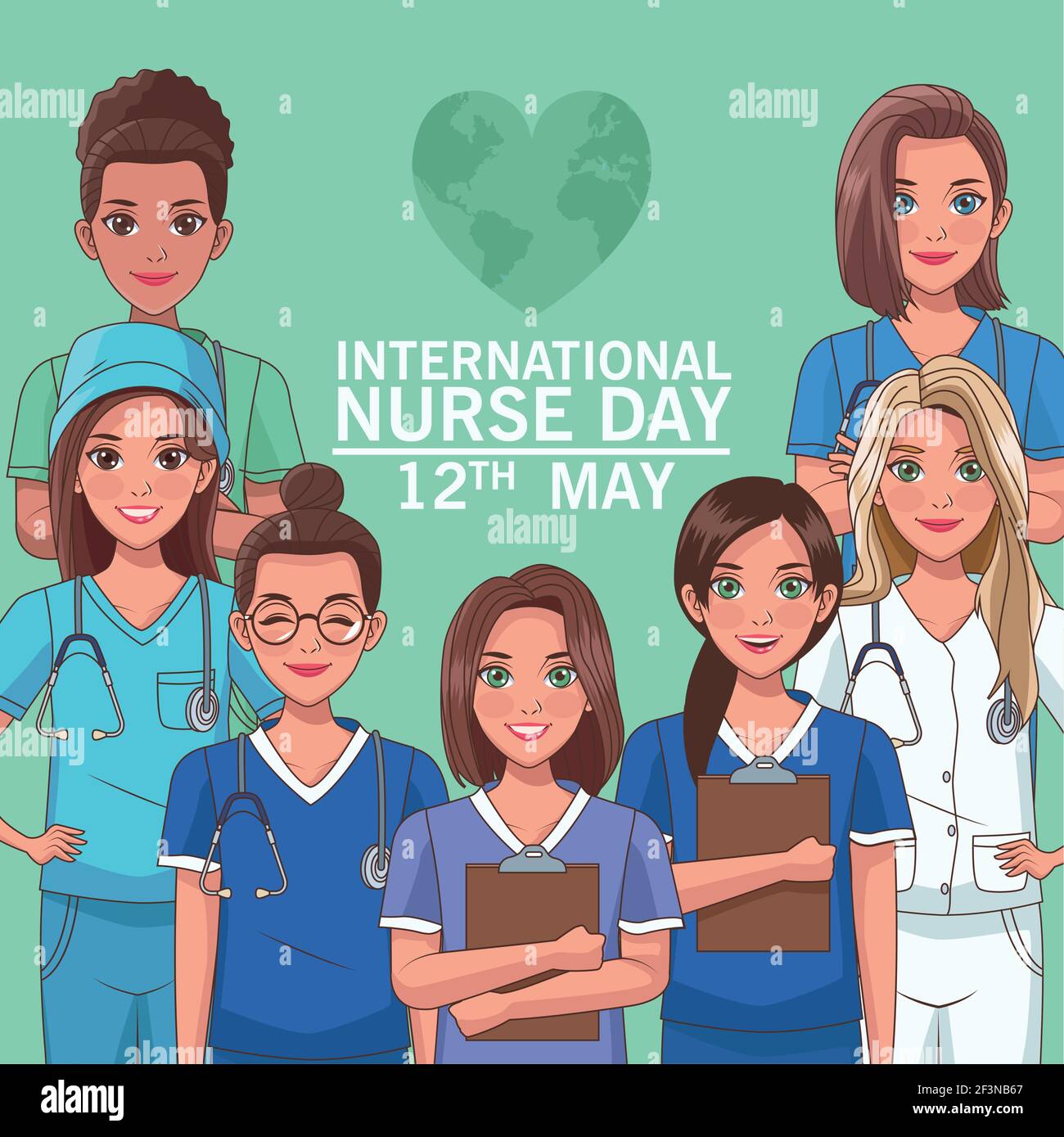 international day nurse Stock Vector Image & Art - Alamy