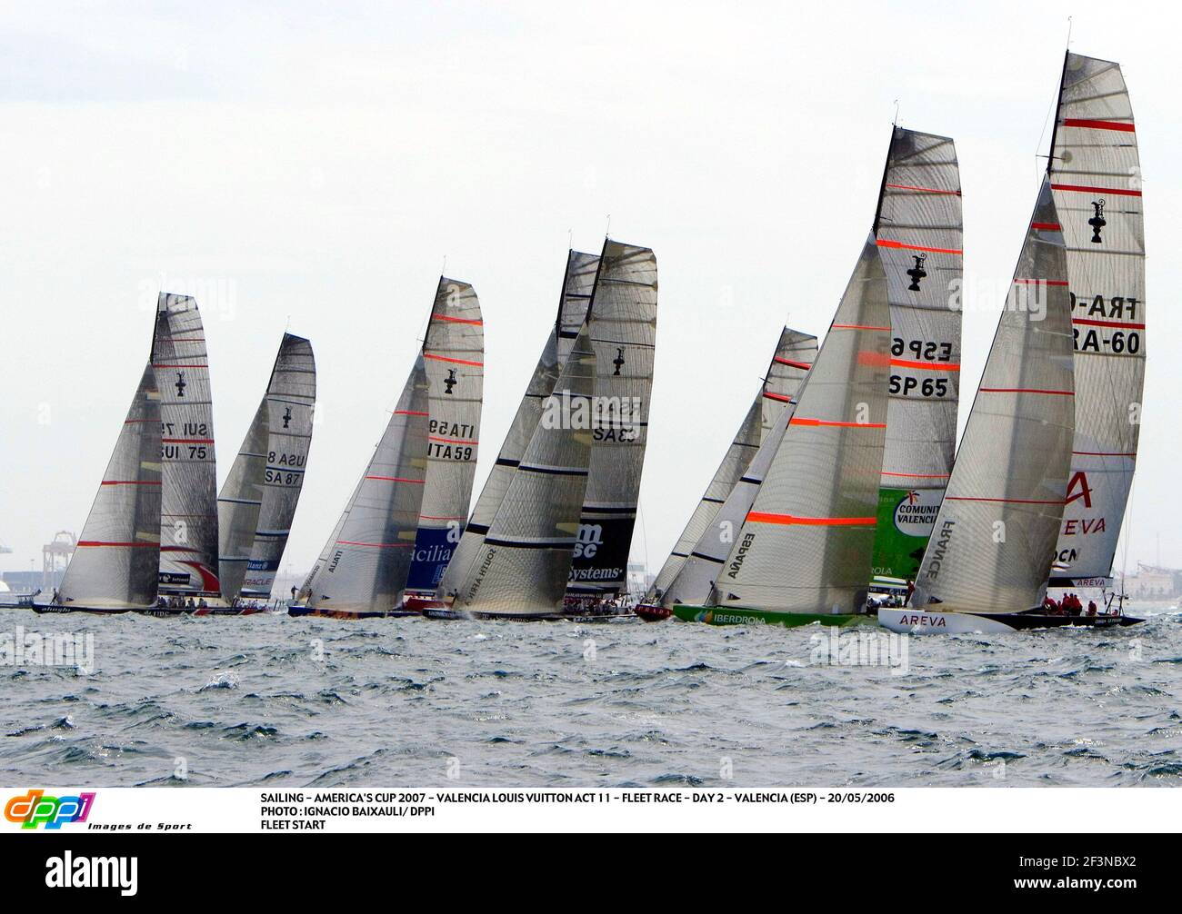 SAILING - AMERICA'S CUP 2007 - VALENCIA LOUIS VUITTON ACT 11 - FLEET ...
