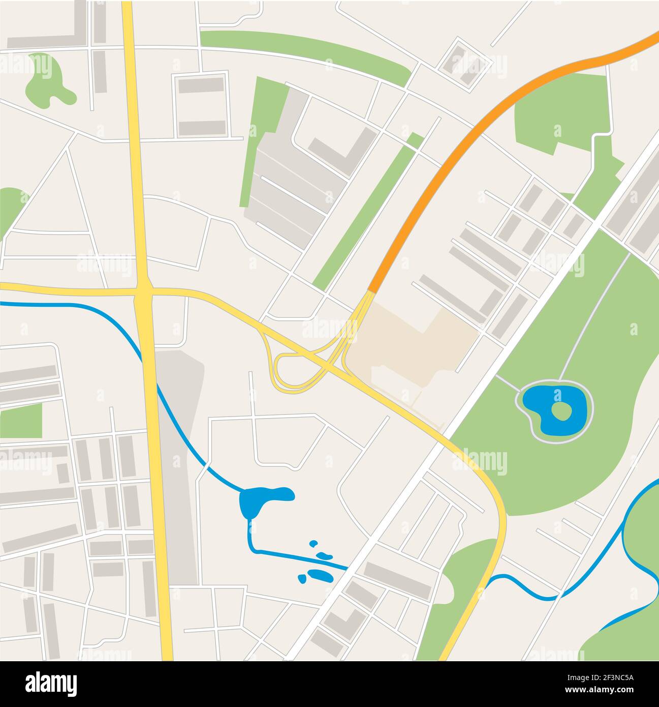 Abstract city map Stock Vector Image & Art - Alamy