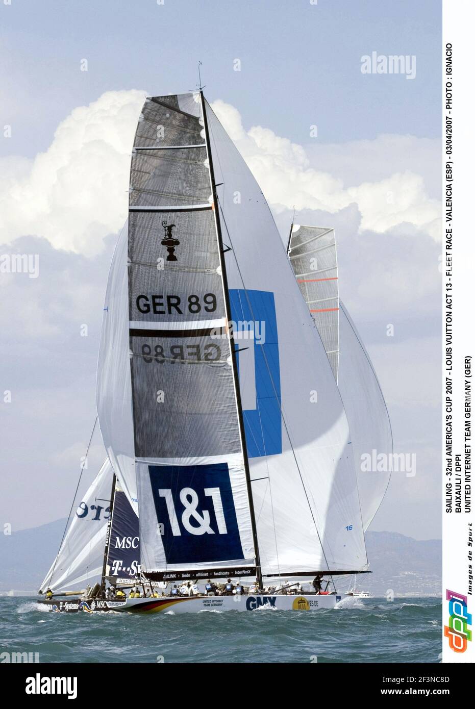 SAILING - 32nd AMERICA'S CUP 2007 - LOUIS VUITTON ACT 13 - FLEET RACE ...