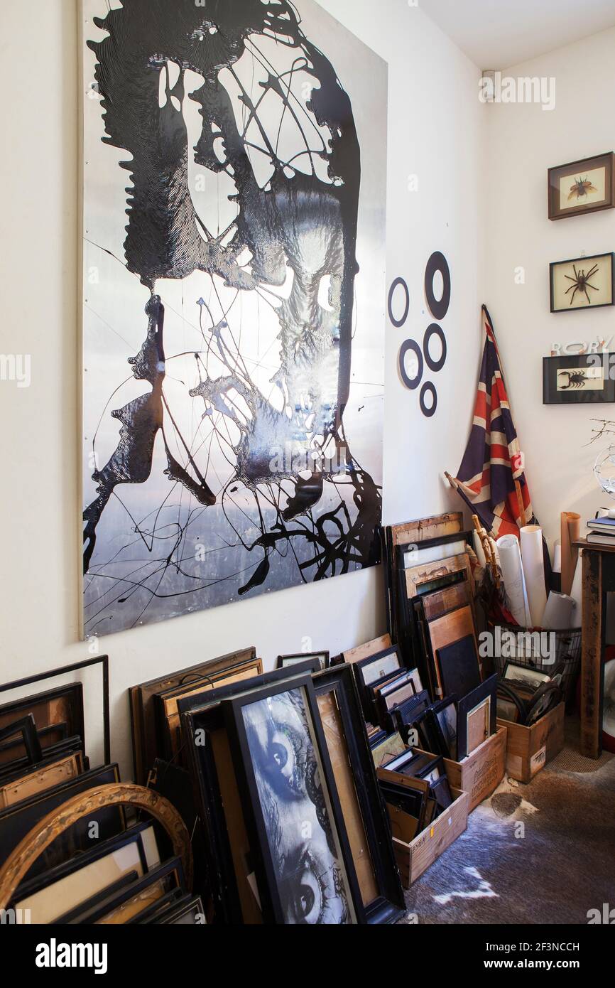 The Home of designer and artist Rory Dobner in Highgate, London. Pic ...