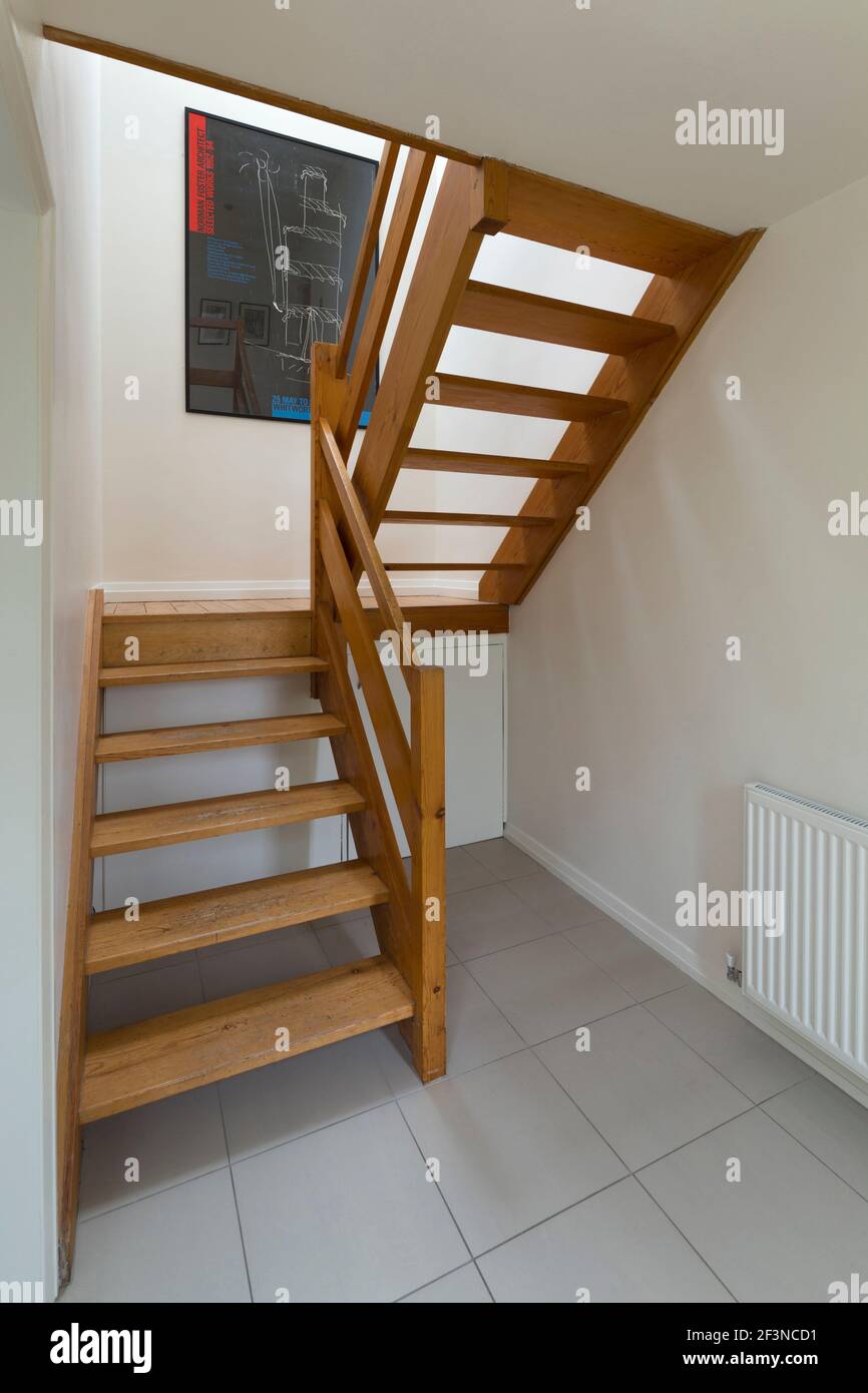 1960's open tread timber staircase | Architect: Architects Design Group ...