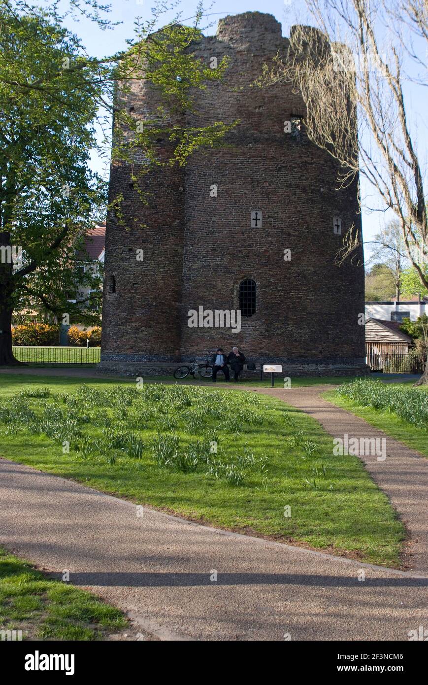 Cow Tower, a 14th century purpose-built military blockhouse, Norwich ...