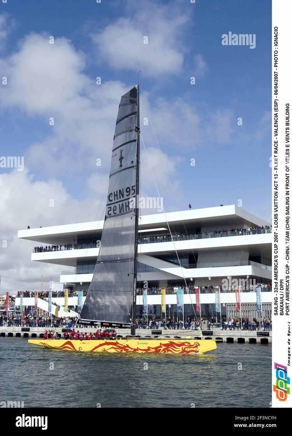 SAILING - 32nd AMERICA'S CUP 2007 - LOUIS VUITTON ACT 13 - FLEET RACE ...