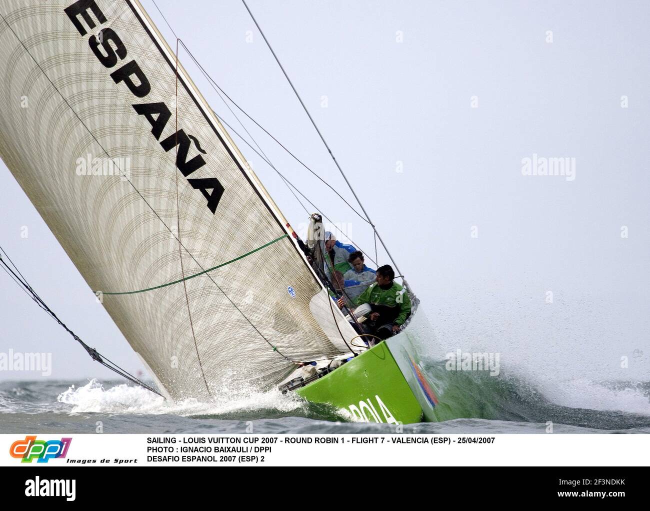 SAILING - LOUIS VUITTON CUP 2007 - ROUND ROBIN 1 - FLIGHT 7 - VALENCIA ...