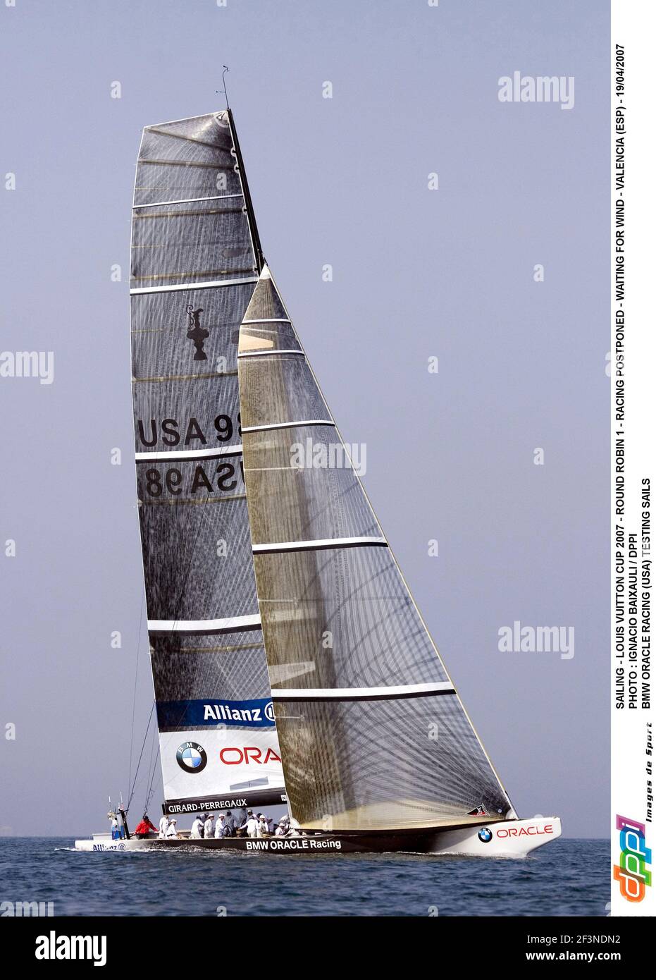 SAILING - LOUIS VUITTON CUP 2007 - ROUND ROBIN 1 - RACING POSTPONED ...