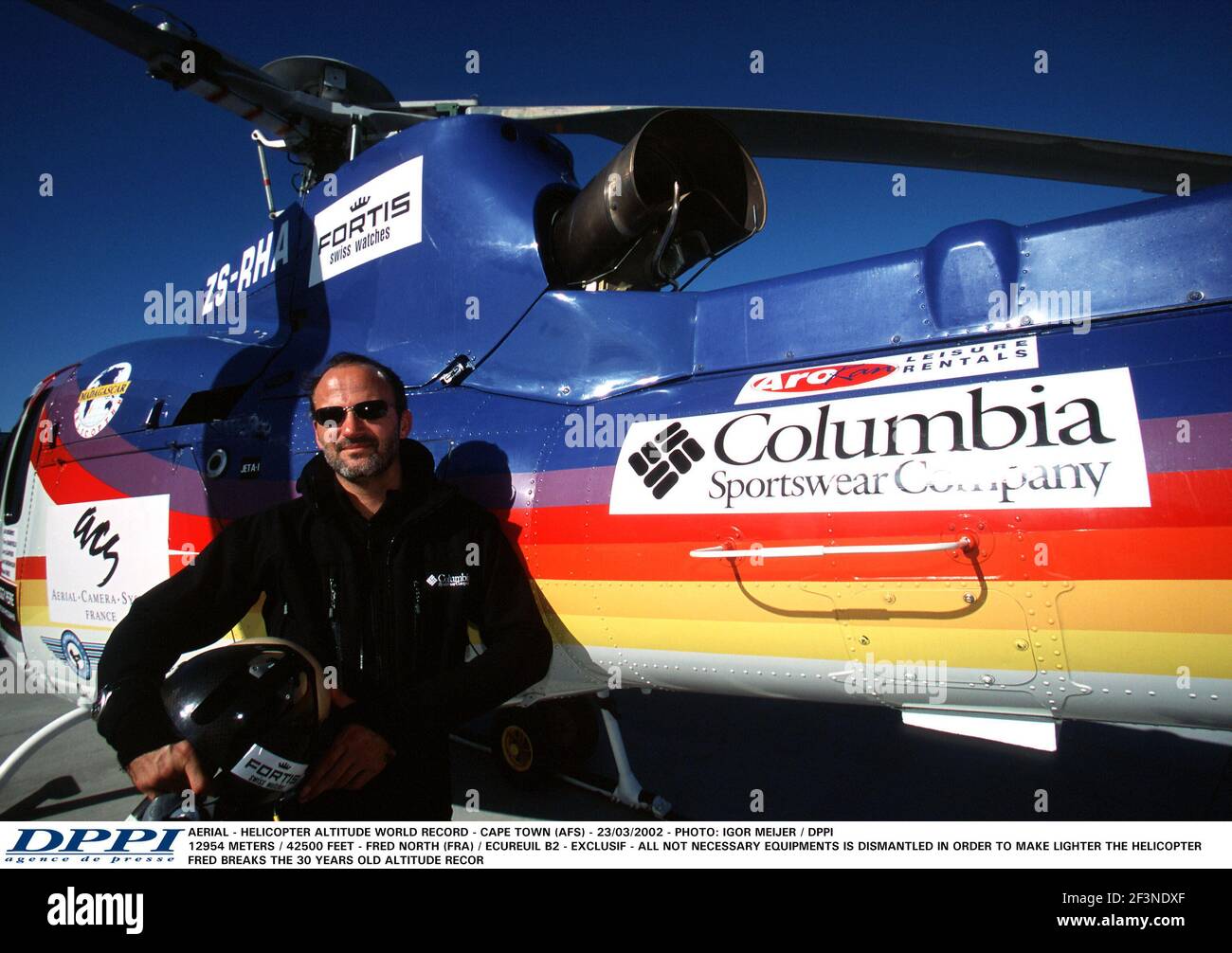 AERIAL - HELICOPTER ALTITUDE WORLD RECORD - CAPE TOWN (AFS) - 23/03 ...