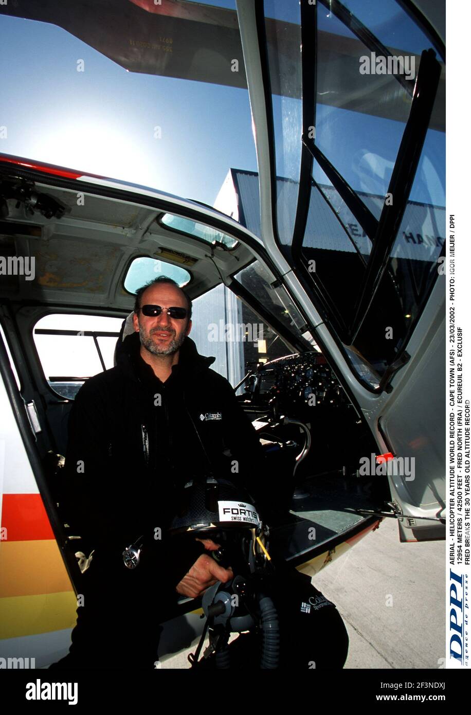 AERIAL - HELICOPTER ALTITUDE WORLD RECORD - CAPE TOWN (AFS) - 23/03 ...