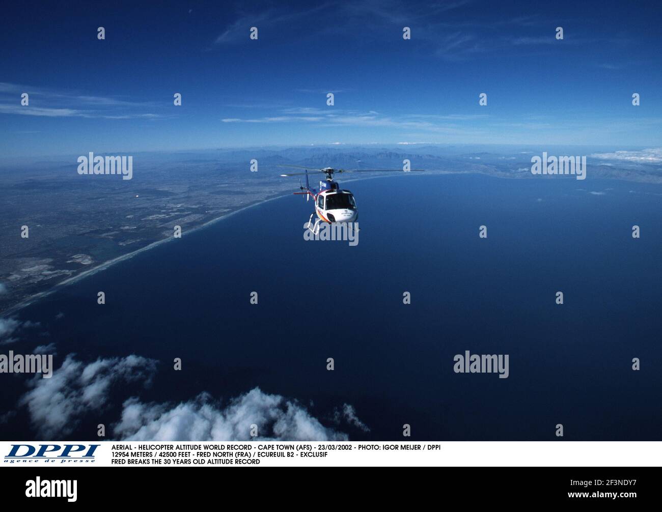 AERIAL - HELICOPTER ALTITUDE WORLD RECORD - CAPE TOWN (AFS) - 23/03 ...
