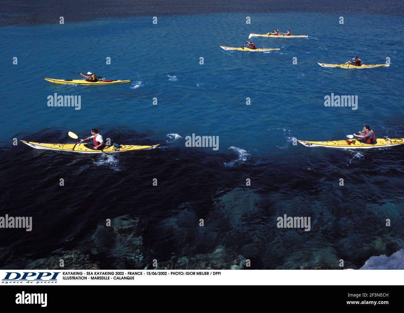 KAYAKING - SEA KAYAKING 2002 - FRANCE - 15/06/2002 - PHOTO: IGOR MEIJER ...