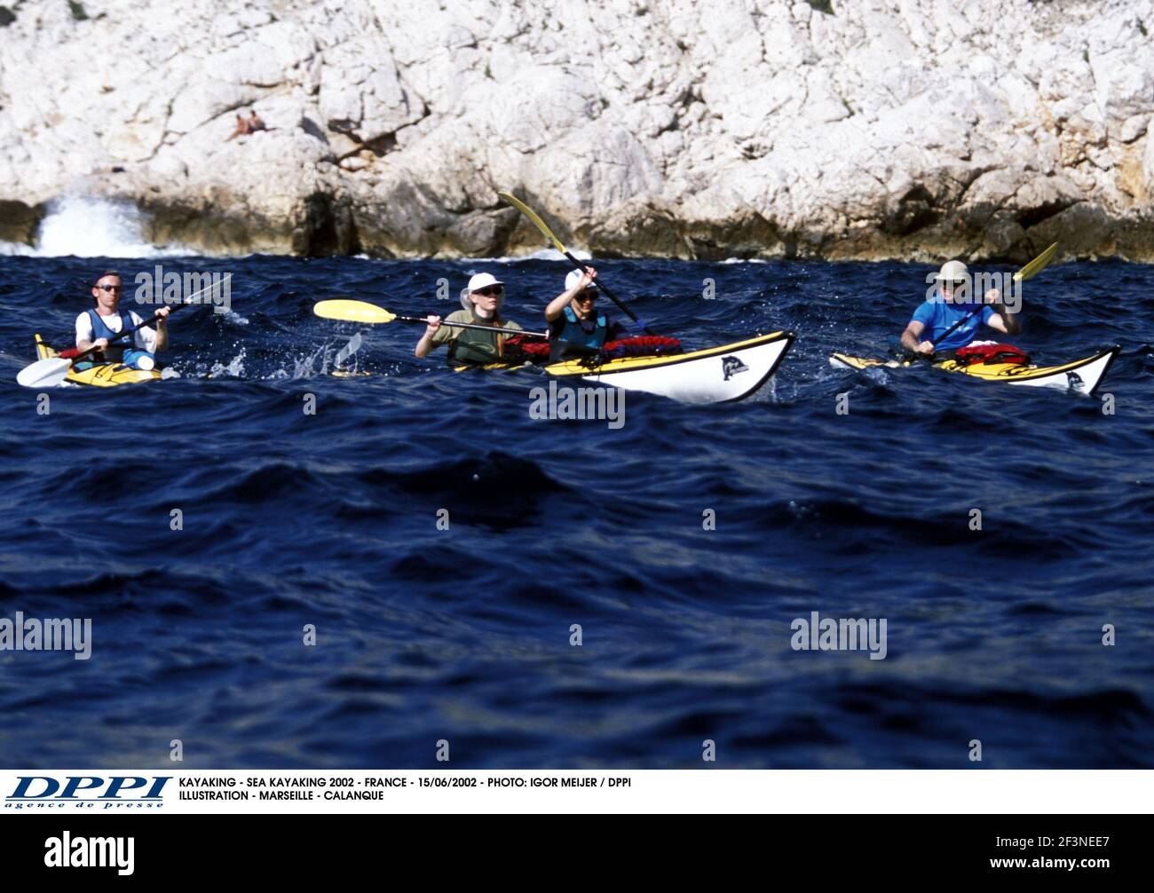 KAYAKING - SEA KAYAKING 2002 - FRANCE - 15/06/2002 - PHOTO: IGOR MEIJER ...