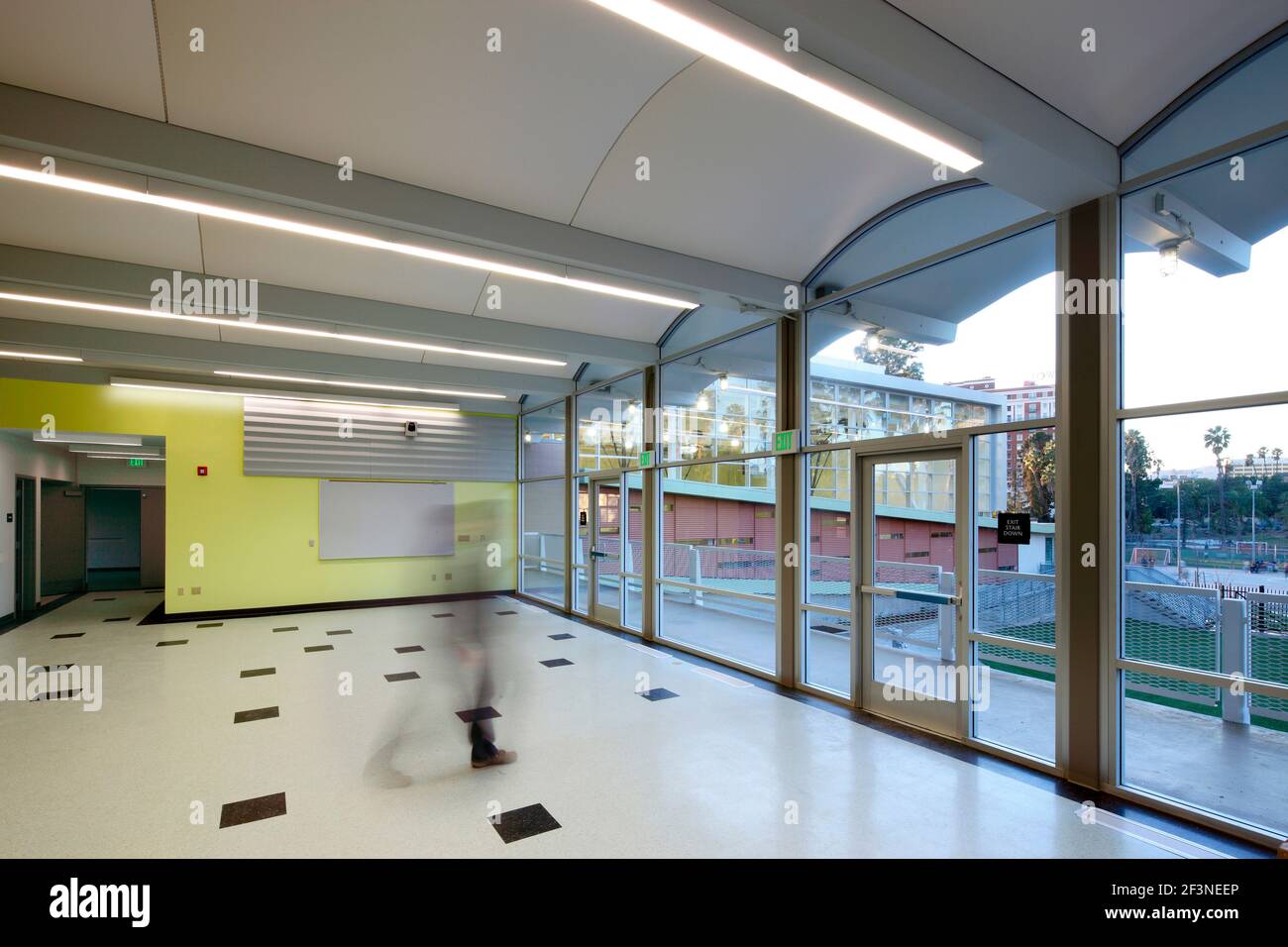 Lafayette Recreation Center / Gym Interior in MacArthur Park, Los ...