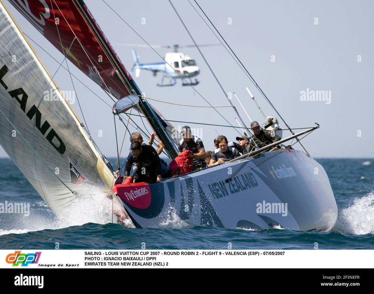 SAILING - LOUIS VUITTON CUP 2007 - ROUND ROBIN 2 - FLIGHT 9 - VALENCIA ...
