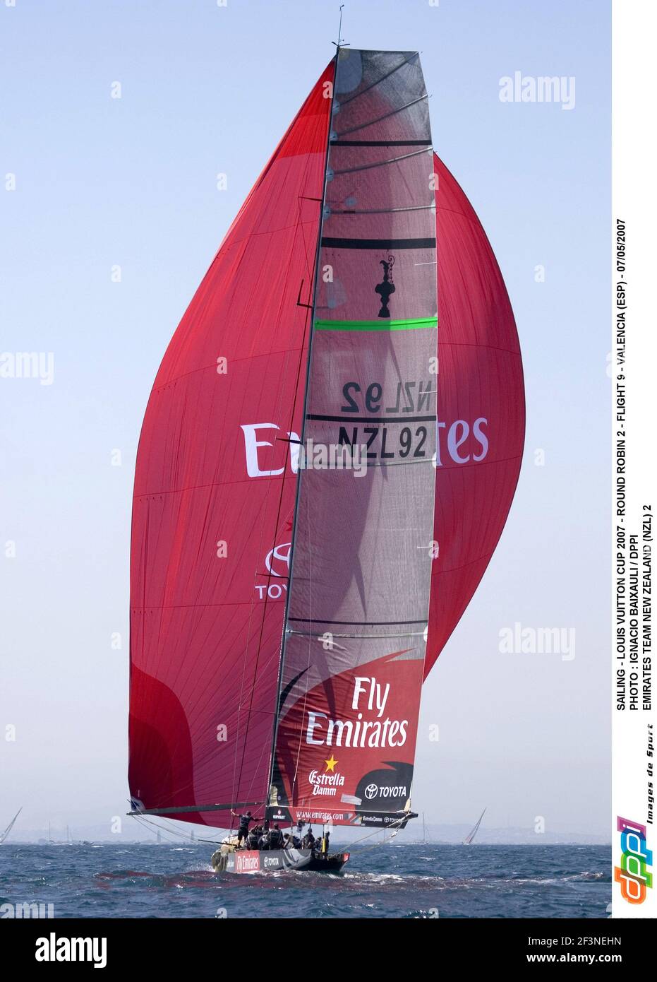 SAILING - LOUIS VUITTON CUP 2007 - ROUND ROBIN 2 - FLIGHT 9 - VALENCIA ...