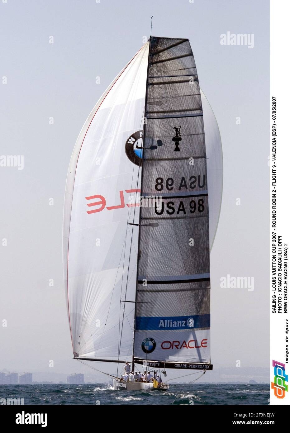 SAILING - LOUIS VUITTON CUP 2007 - ROUND ROBIN 2 - FLIGHT 9 - VALENCIA ...