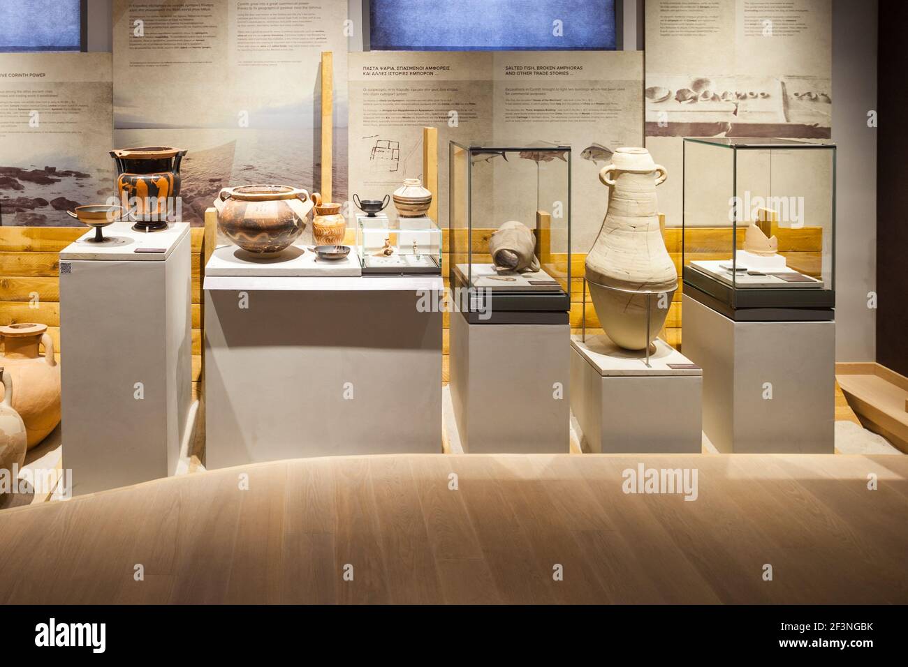 ANCIENT CORINTH, GREECE - OCTOBER 18, 2016: The Archaeological Museum ...