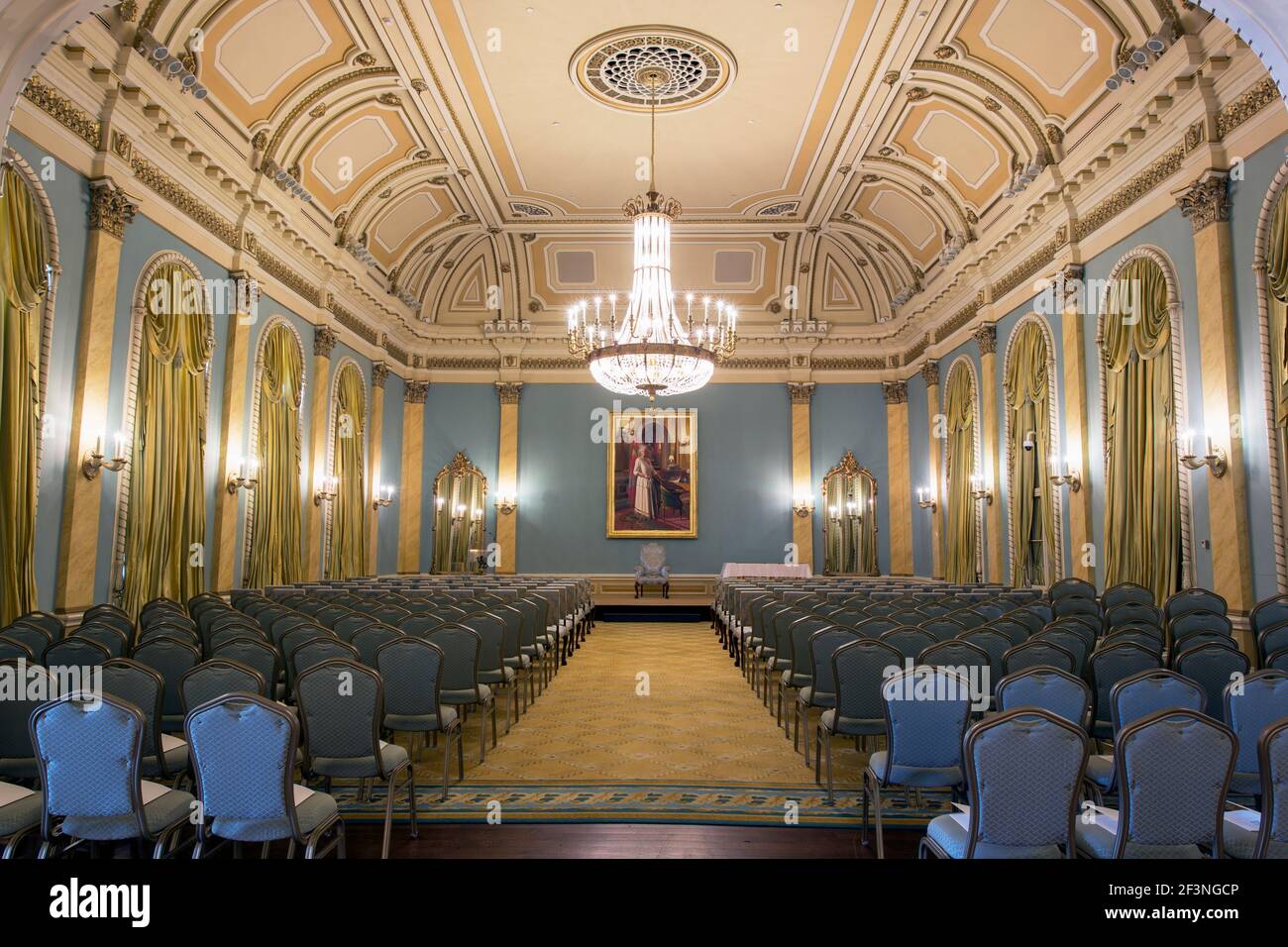 Canada, Ontario, Ottawa, Rideau Hall, official residence of the Governor General of Canada Stock ...