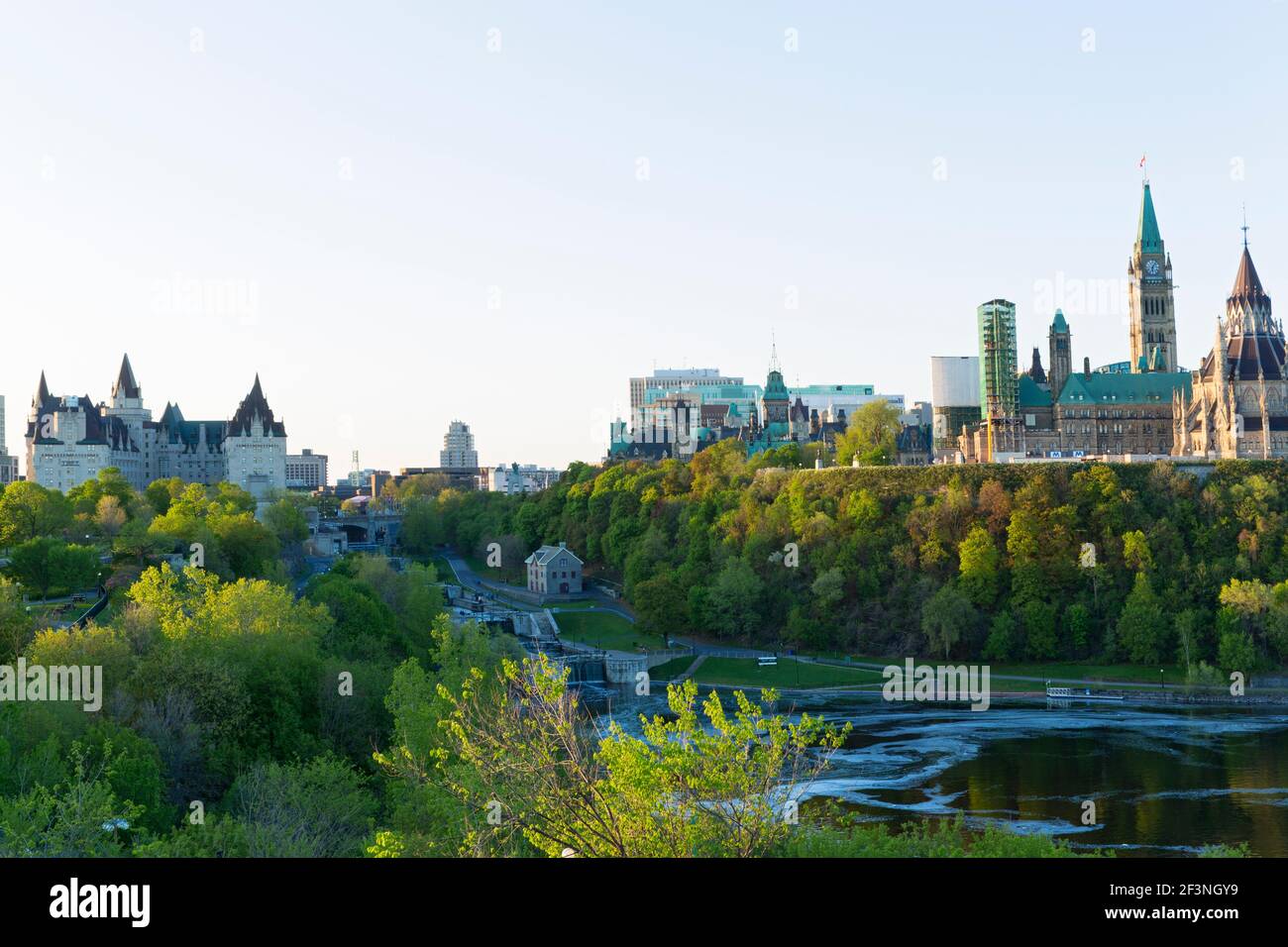 Canada,Ontario,Ottawa, Ottawa skyline from Nepean Point Stock Photo - Alamy