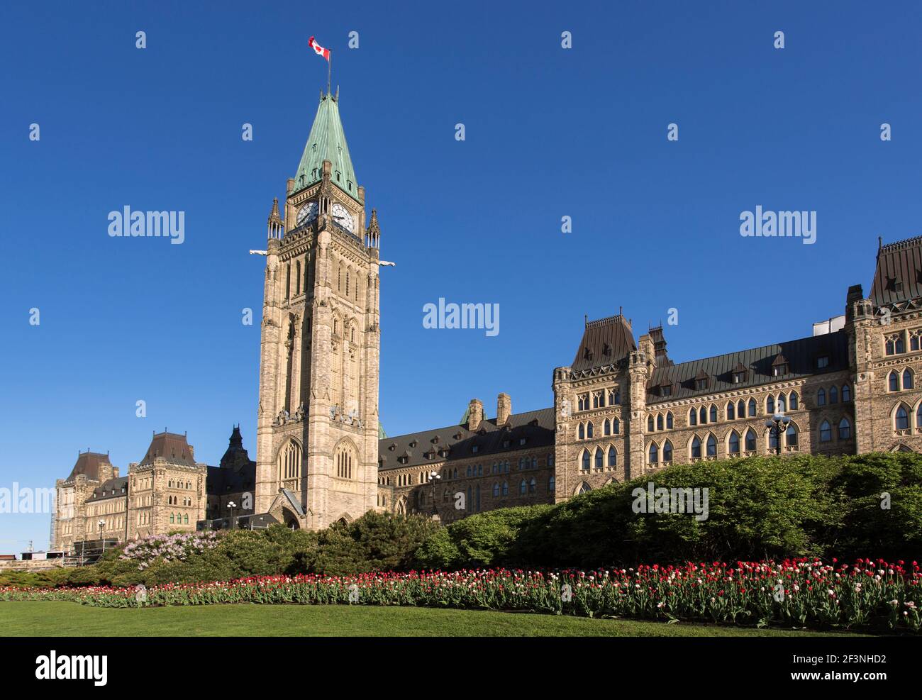 Canada,Ontario,Ottawa,Peace Tower, also known as the Tower of Victory ...