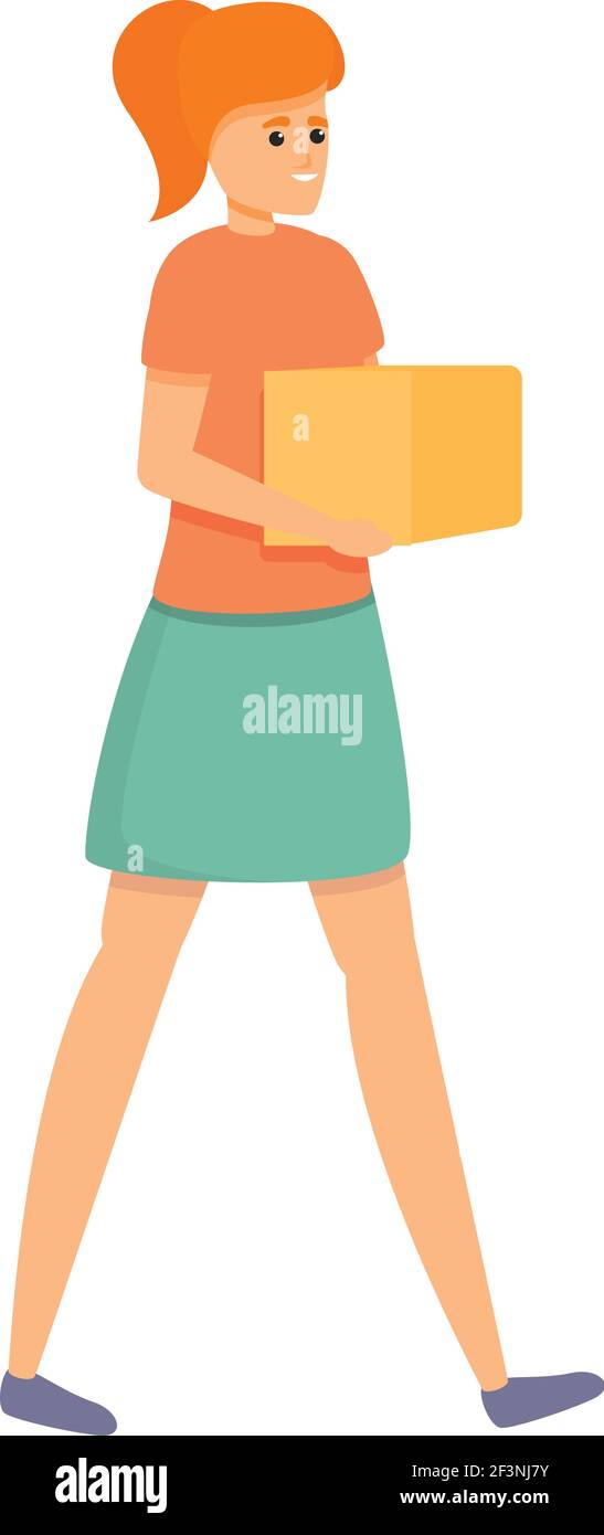 Weekend parcel send icon. Cartoon of Weekend parcel send vector icon ...