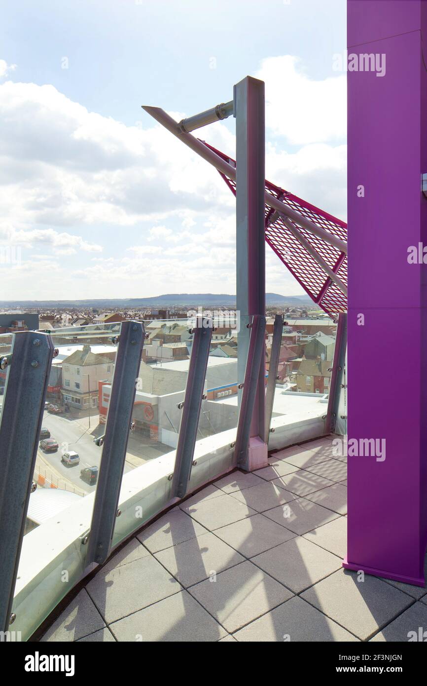 Vertical pier, The Esplanade, Redcar Stock Photo - Alamy