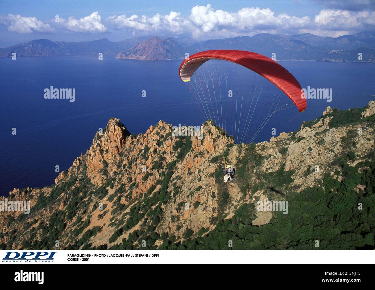 PARAGLIDING - PHOTO : JACQUES PAUL-STEFANI / DPPI CORSE - 2001 Stock ...