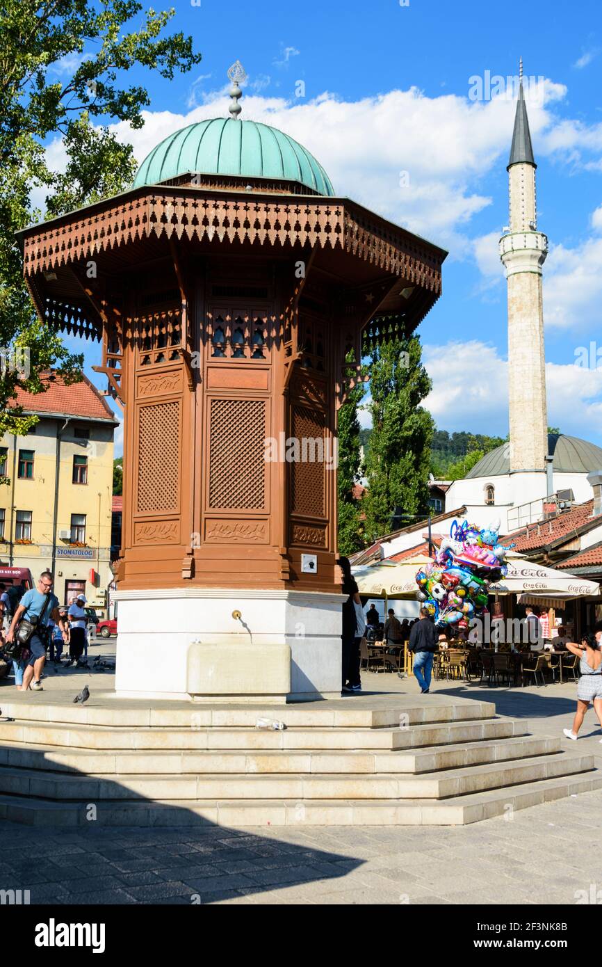 Sebilj bascarsija sarajevo bosnia herzegovina hi-res stock photography ...