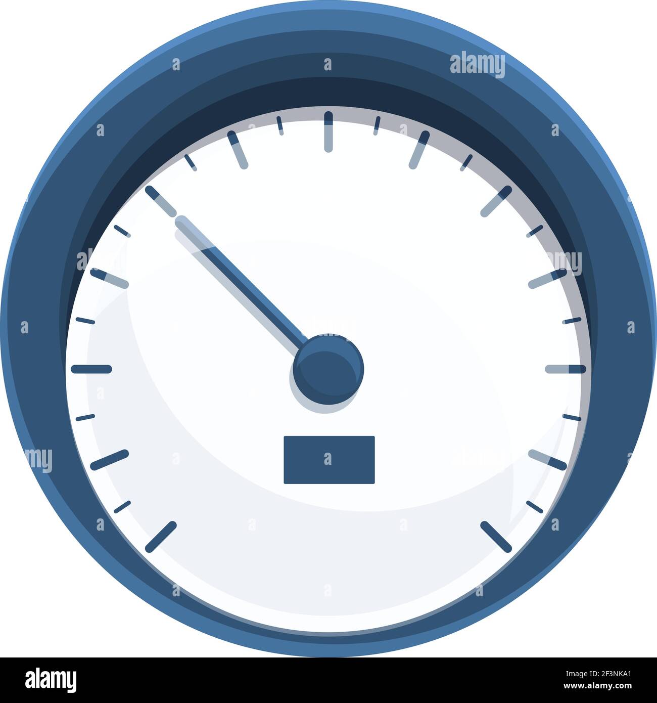 Car white speedometer icon. Cartoon of Car white speedometer vector ...
