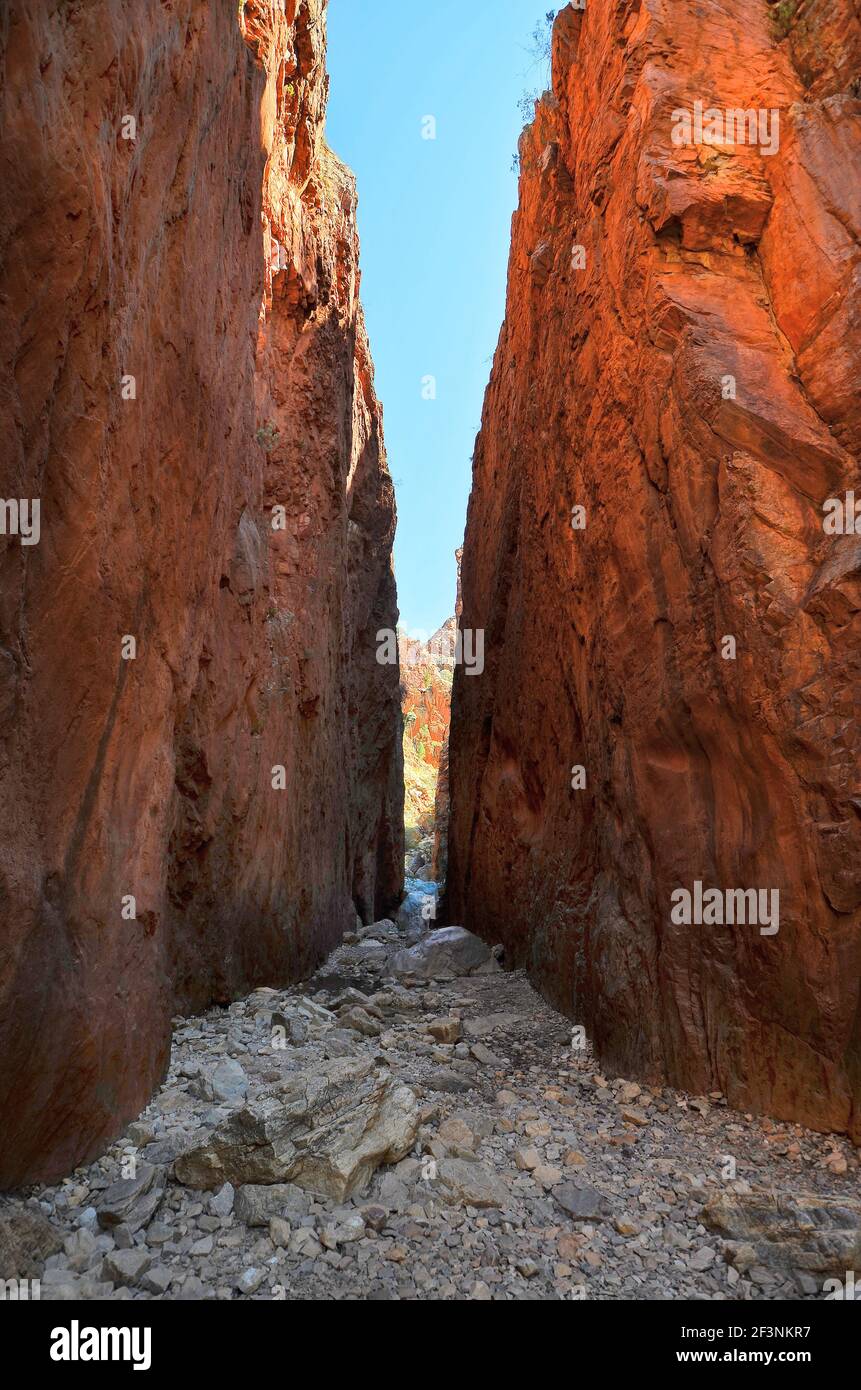 Australia, NT, Standley Chasm in McDonnell Range national park Stock ...