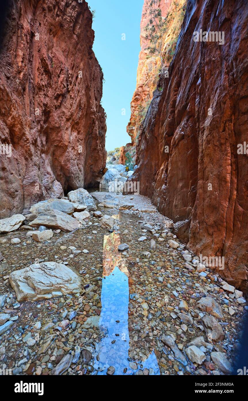 Australia, NT, Standley Chasm in McDonnell Range national park Stock ...