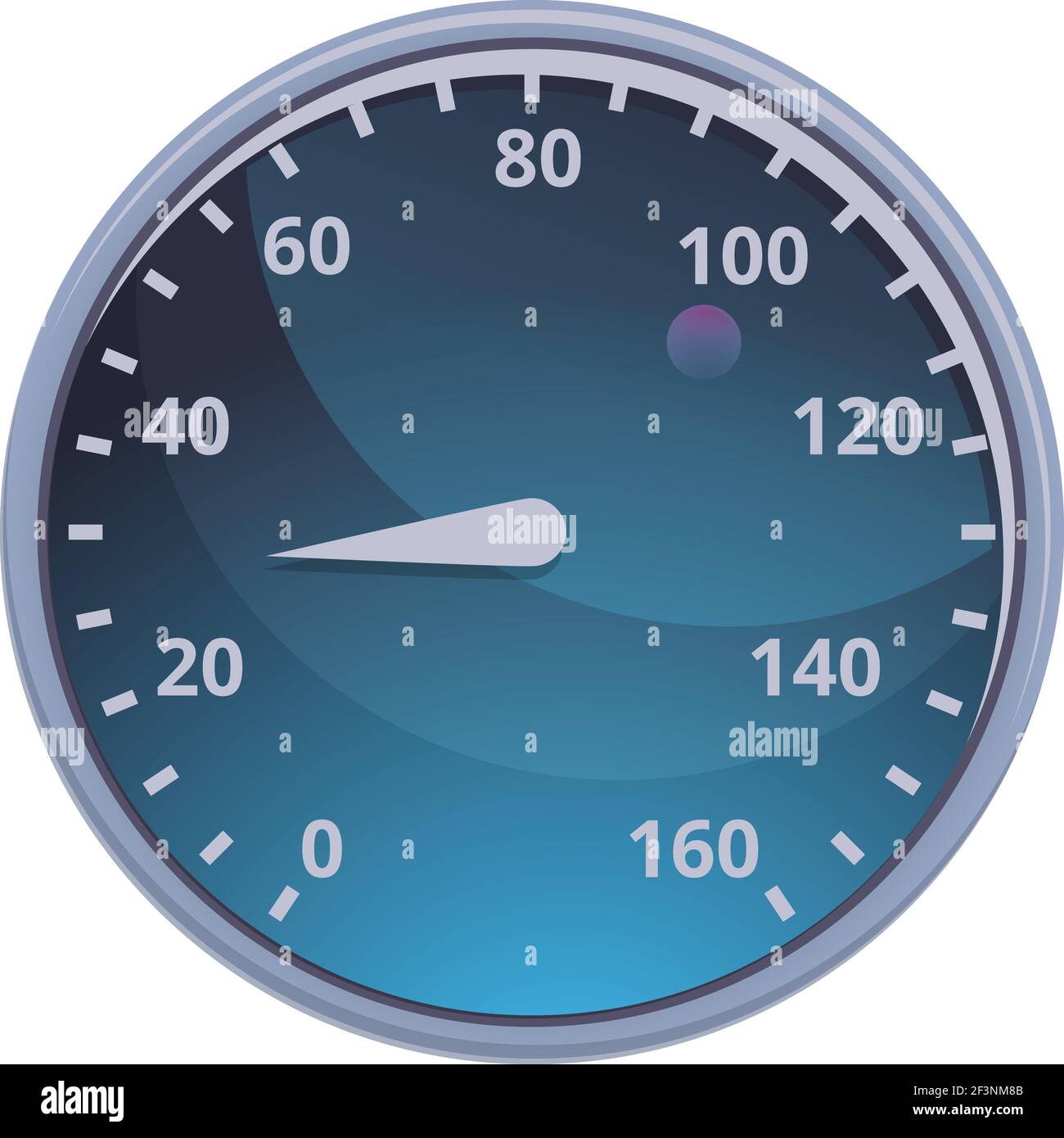 Car mile dashboard icon. Cartoon of Car mile dashboard vector icon for ...