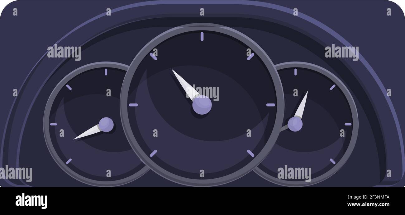 Car dashboard panel icon. Cartoon of Car dashboard panel vector icon ...