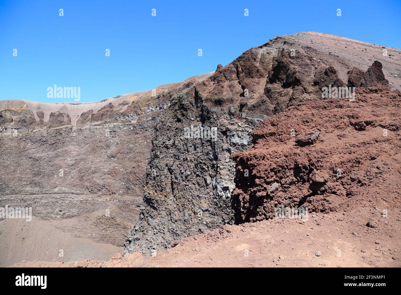 The Inside Of Mount Vesuvius
