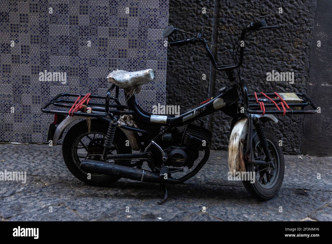 Naples, Italy - September 9, 2019: Morini Franco Motori parked on a ...