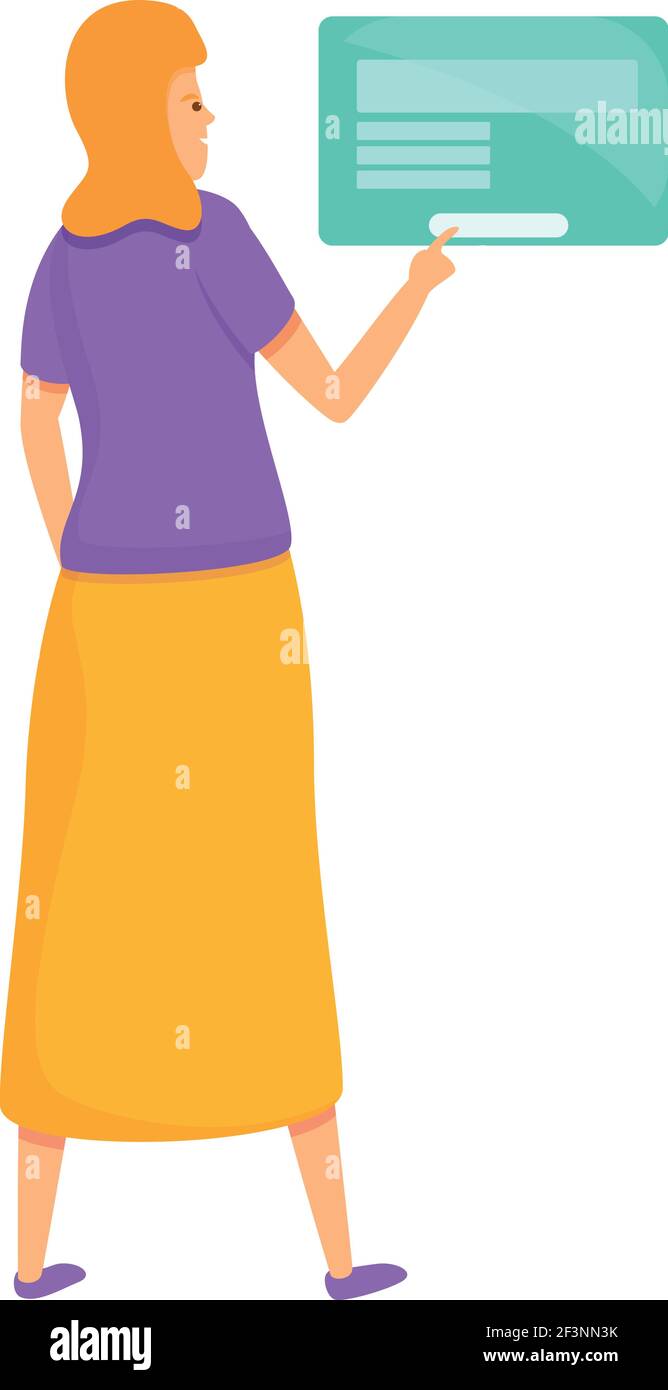 Digital interaction icon. Cartoon of digital interaction vector icon ...