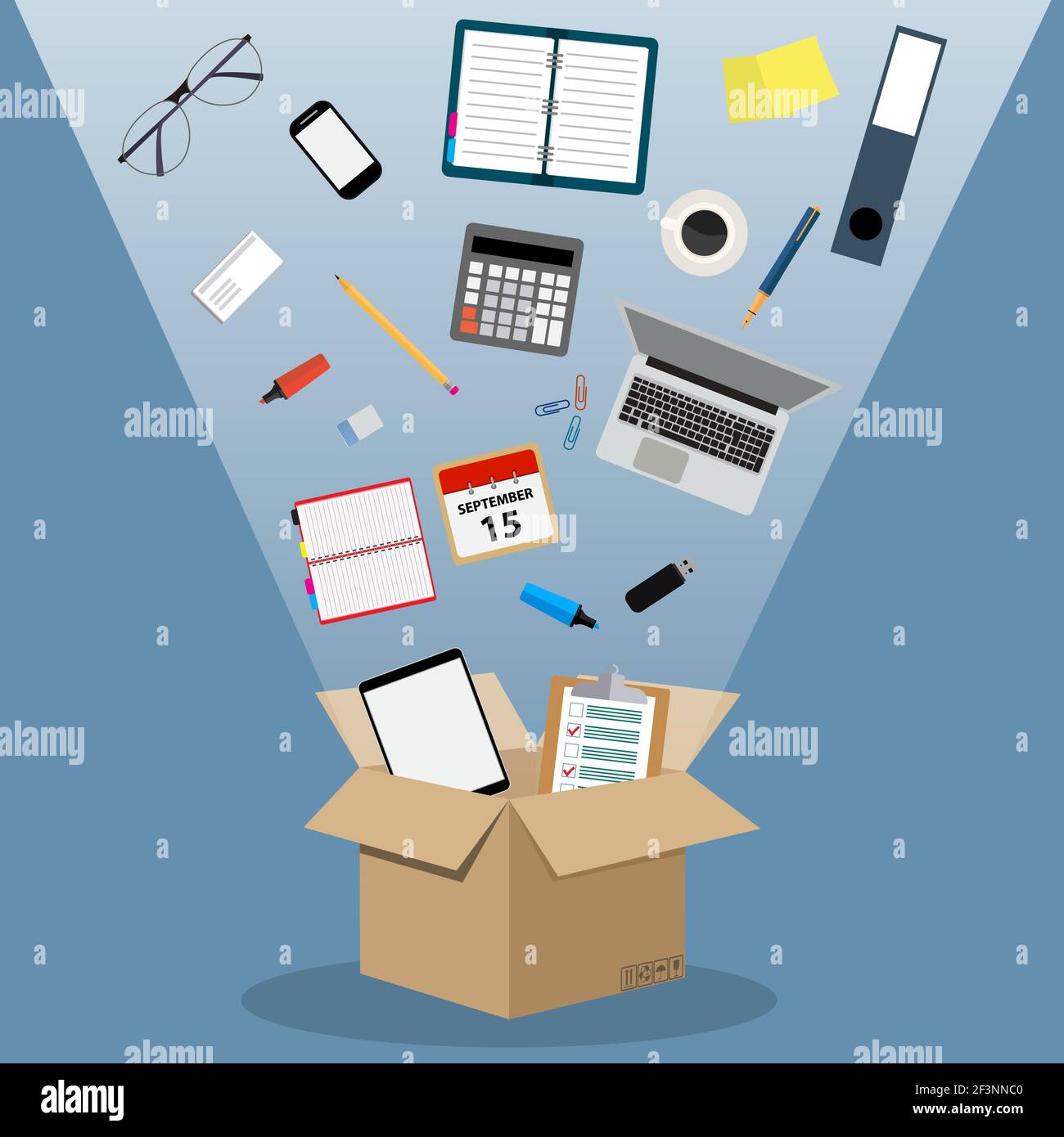 Business start up in office Stock Vector Images - Alamy