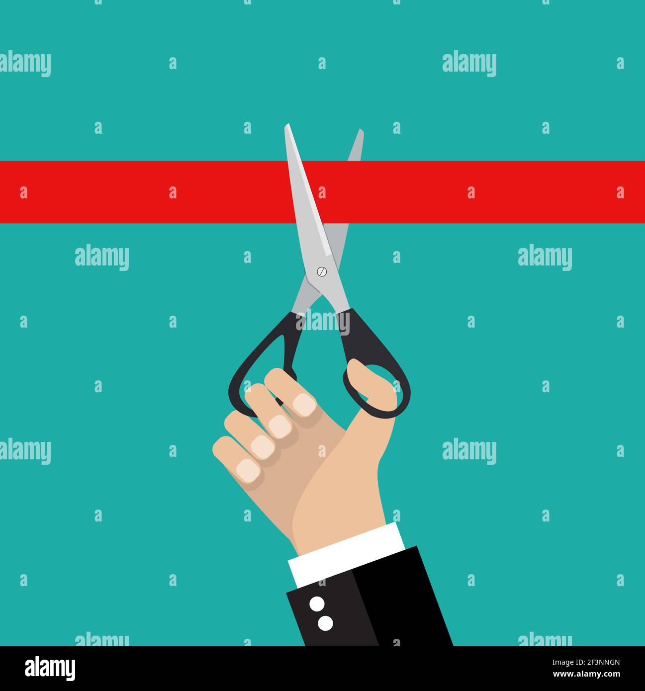Human hand holding a pair of scissors Stock Vector Image & Art - Alamy