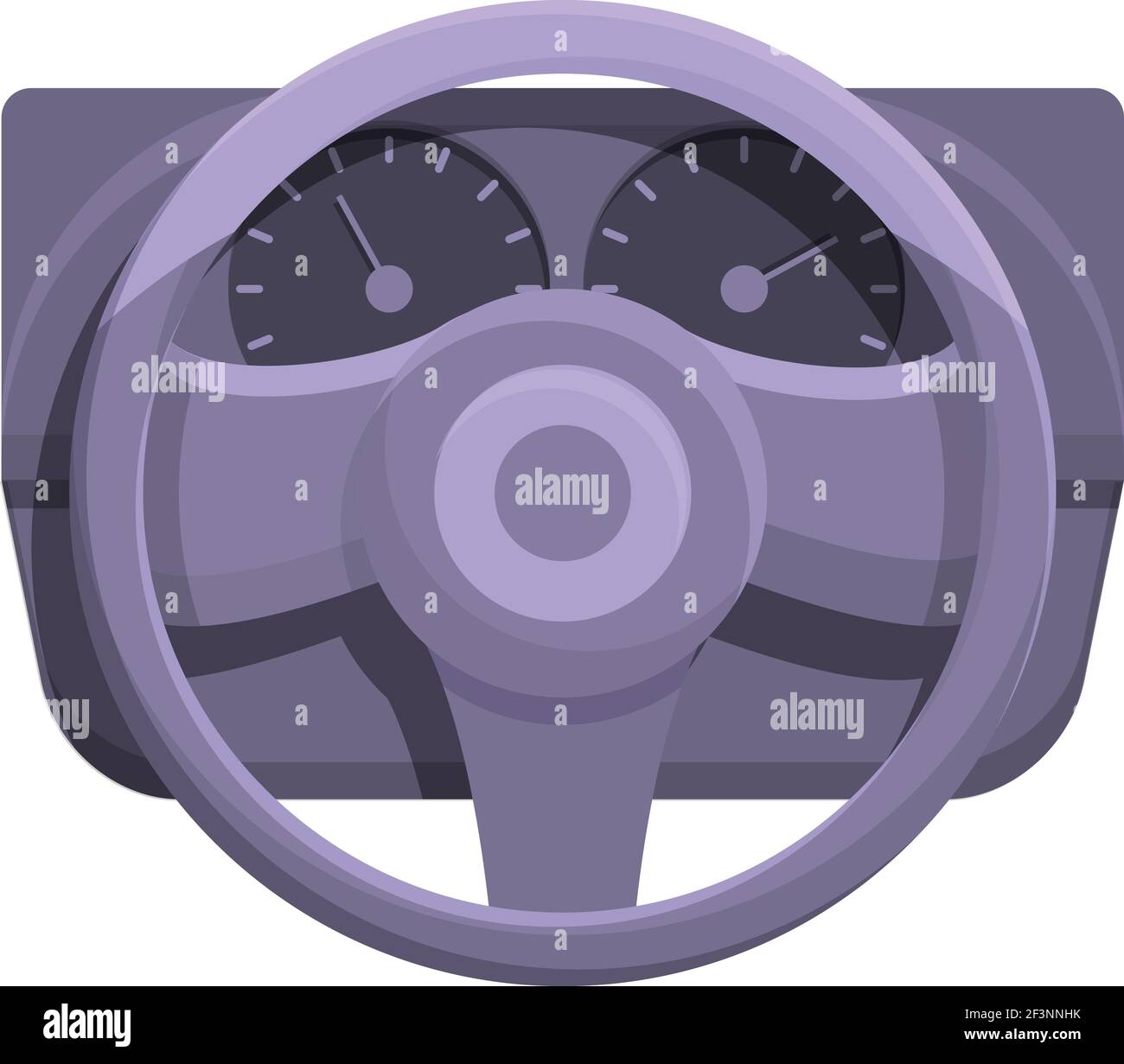 Car steering wheel board icon. Cartoon of Car steering wheel board ...