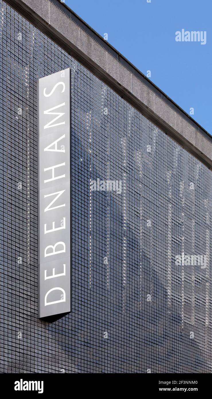 Debenhams, Oxford Street, London. New facade by Ned Kahn in conjunction ...
