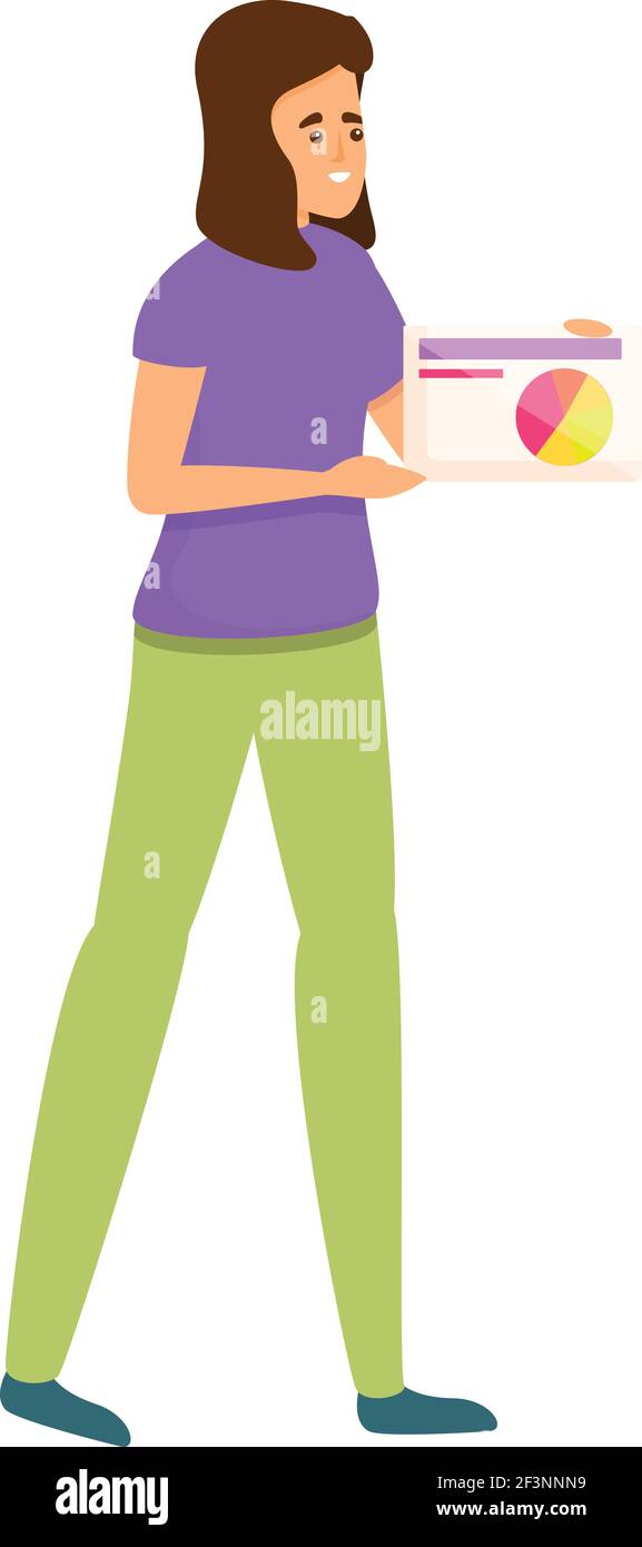 Results interaction icon. Cartoon of results interaction vector icon ...